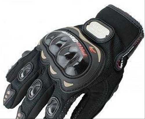 Перчатки Pro-Biker черные, с сенсорным пальцем