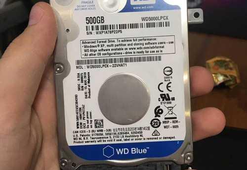 Жесткий диск для ноутбука wd blue 500gb