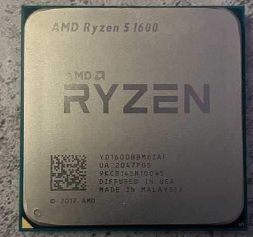 Процессор AMD Ryzen 5 1600