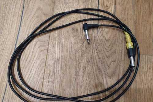 Гитарный кабель 2,6 метра jack 6,3