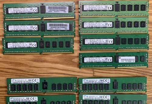 Серверная ECC память ddr4 Hynix и Samsung 8Gb