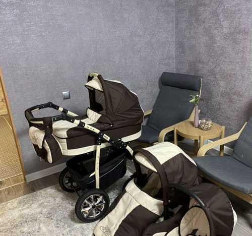 Коляска verdi max prestige 3в1 идеальное сост