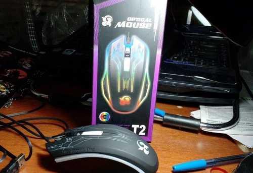 Игровая мышка optical mouse T2