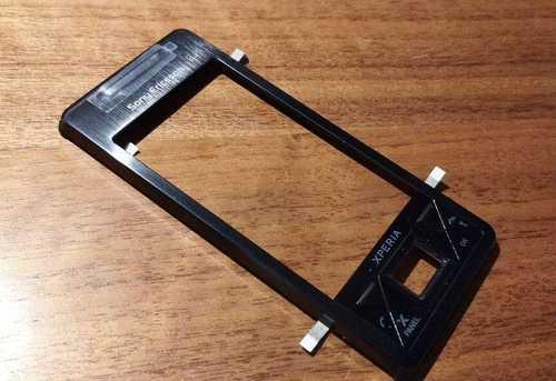 Sony Ericsson Xperia X1 передняя панель black ориг