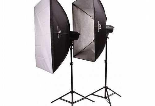 Комплект импульсного света FST F-400 Softbox KIT