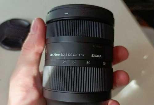 Объектив Sigma 28-70mm f/2.8 Sony E обмен
