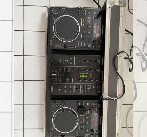 Pioneer комплект djm350   2 cdj 350   кейс