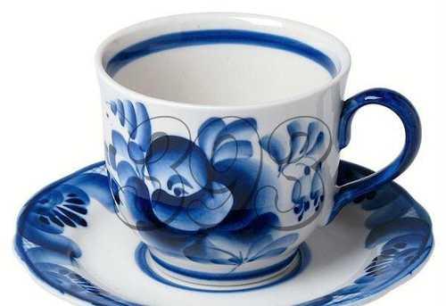 Чайная пара Гжель Полевой цветок (s30583)