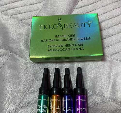 Хна для бровей ekko beauty