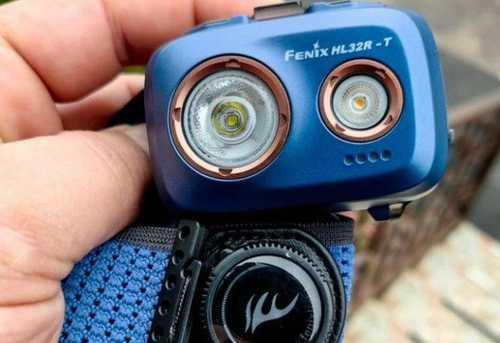 Фонарь налобный Fenix HL32R-T синий цвет