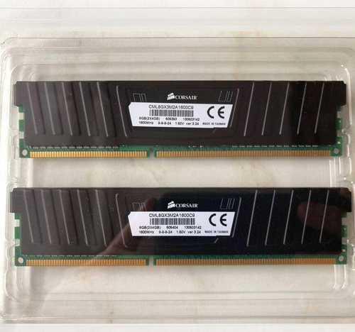 Игровая Corsair Vengeance LP DDR3 8GB 2x4GB 1600Mz