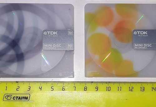 Мини диски TDK 80 мин. 2 шт