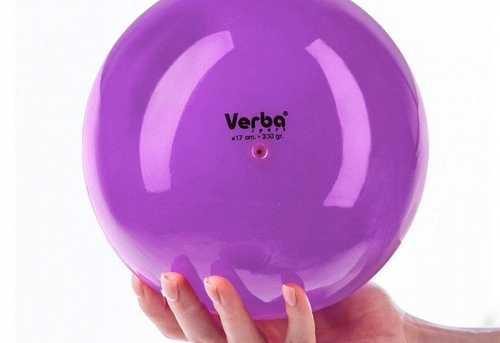 Мяч Verba Sport однотонный лиловый 17см