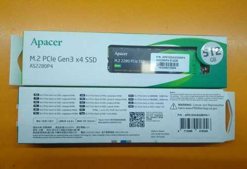 Жёсткий диск SSD M.2 Apacer AS2280P4 512Gb