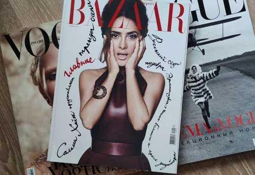 Журналы Vogue, Bazaar, Interview, Esquire и другие