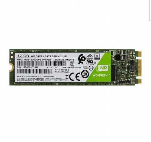 Ssd m2 120gb wd green