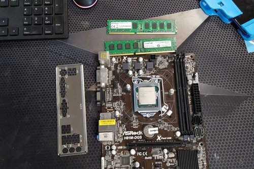 Связка asrock h81 i3-4160 8gb