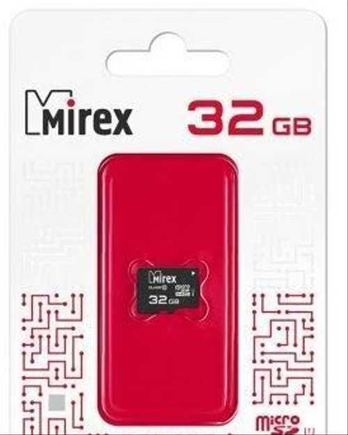 Карта памяти mirex microsdhc 32Gb (UHS-I, Class 10