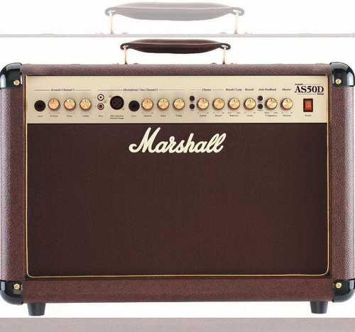 Marshall AS50D 50W 2x8' Acoustic Soloist Combo Wi