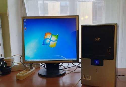 Компьютер с монитором Полный комплект