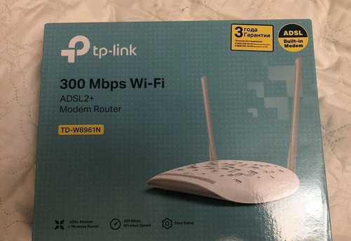 Модем роутер TP-link Wi-Fi adsl2+ новый