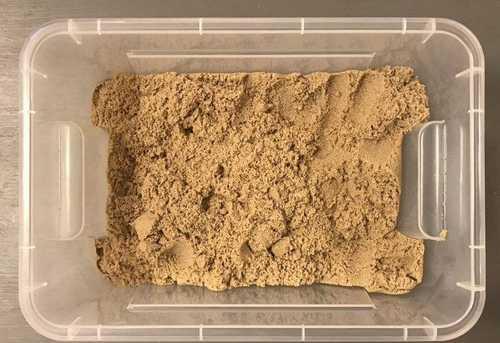 Кинетический песок wabafun с песочницей