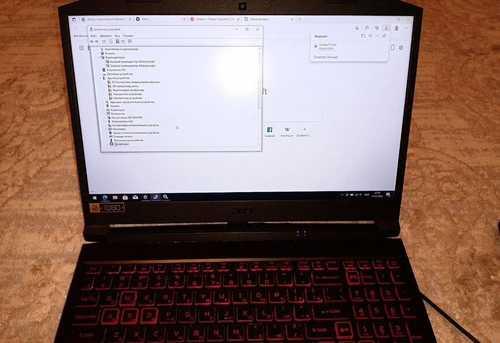 Игровой ноутбук 15.6" Acer Nitro 5 AN515-44, 256 ГБ, Ryzen 5 4600H, RAM 16 ГБ, GeForce GTX 1650 Ti 4 ГБ