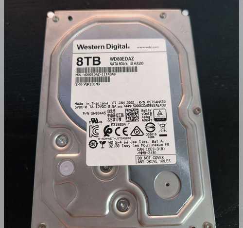 Жёсткий диск Western Digital 8TB