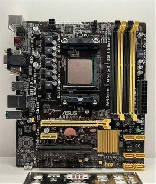 Asus A88XM-A + AMD Athlon X4 840 (Socket FM2+)