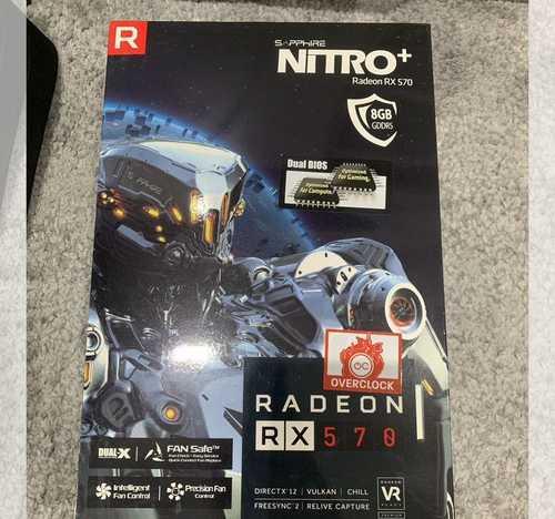 Видеокарта RX 570 8gb Sapphire Nitro