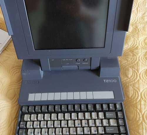 Винтажный ноутбук Toshiba T5100 1987г
