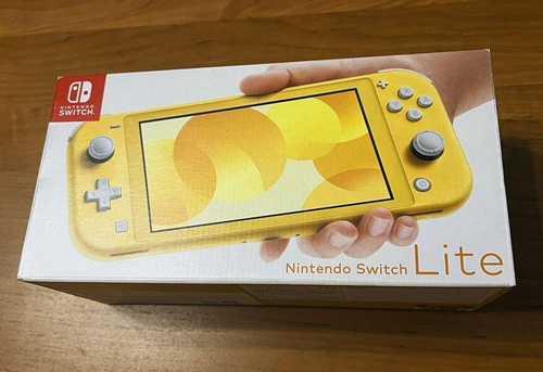 Новая игровая консоль Nintendo Switch Lite Yellow