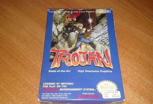 Лицензионная игра Trojan для NES (PAL)