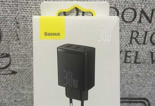 Зарядное устройство Baseus 30W 1 USB+2 Type-C