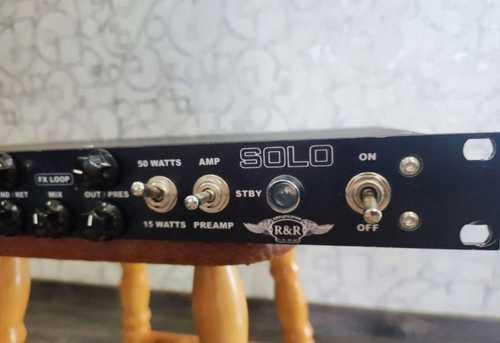 Ламповый гитарный усилитель R&R Solo 50W
