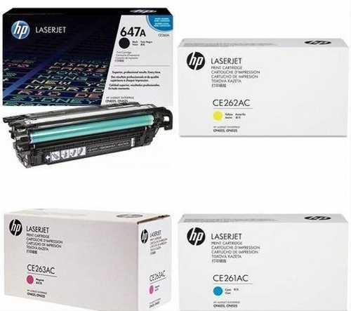 Картридж HP CE262AC-CE263AC-CE261AC-CE260A 1453982