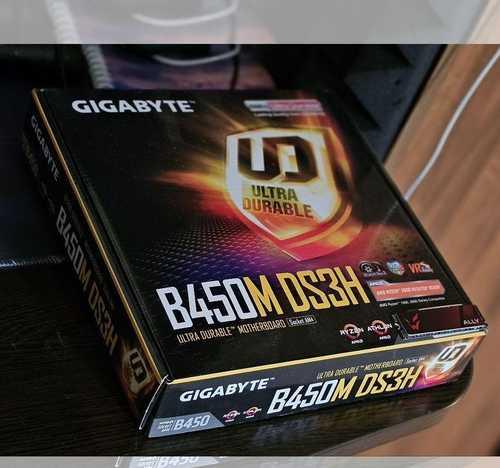 Материнская плата gigabyte b450m ds3h