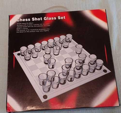 Drinking game shot glass chess. Стеклянные шахматы