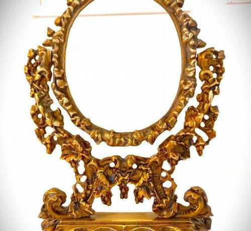 Антикварное зеркало в бронзе