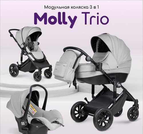 Коляска 3 в 1 Molly Trio MT-1