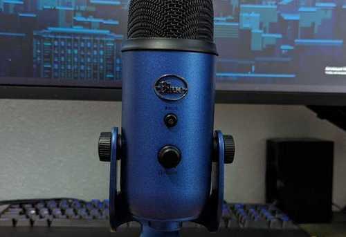Микрофон студийный Blue Yeti синий