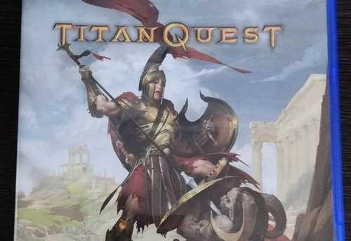 Диск на ps4 Titan Quest