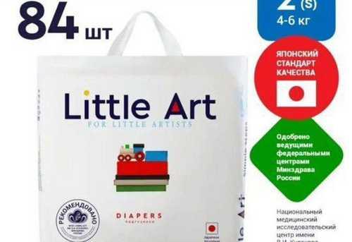 Подгузники Little art 2(s) 4-6 кг 84 шт