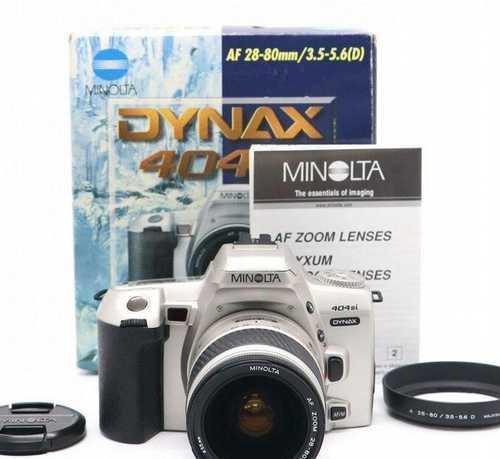 Minolta Dynax 404si kit в упаковке