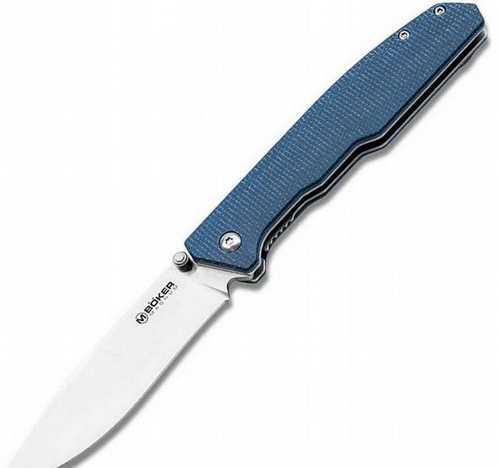 Нож складной Boker Deep Blue Canvas 01SC714, 90 мм