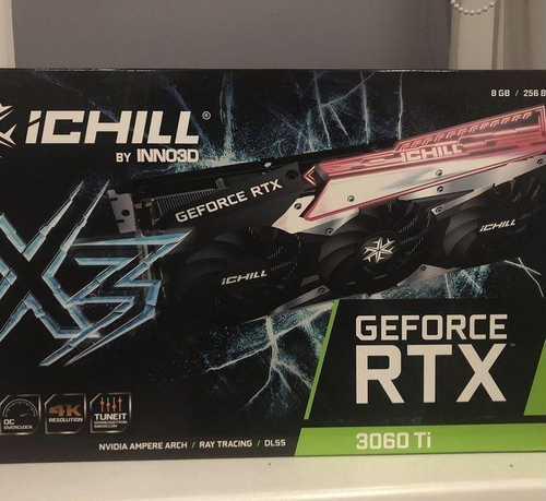 Видеокарта RTX 3060TI inno3D iChill X3 RED