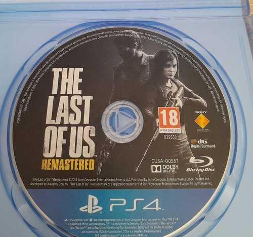 Диски на ps4 Одни из нас The Last of us