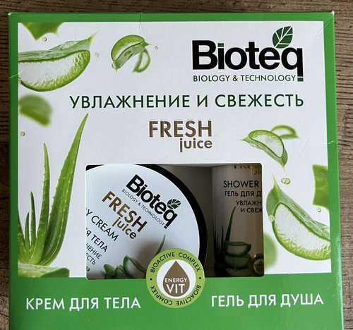 Набор крем для тела и гель для душа bioteq