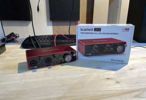 Focusrite Scarlett 2i2 3rd Gen Оригинал с Коробкой