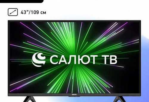 43" Телевизор BBK 43LEX-7389/FTS2C, Смарт тв Салют